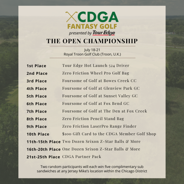 2024 CDGA Fantasy Golf presented by Tour Edge | Chicago District Golf Association | CDGA ...